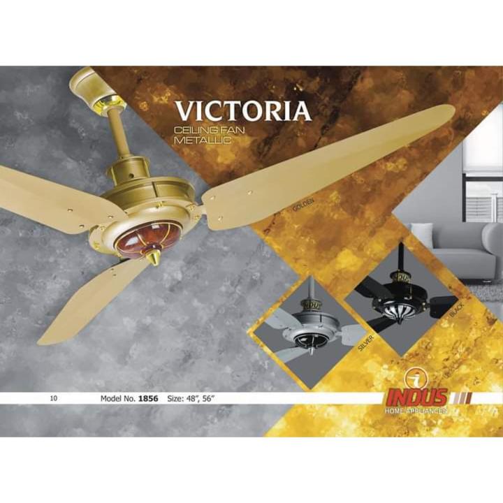 Indus Home Appliances Ceiling Fan Mettalic Model No 1856 | Daraz.pk