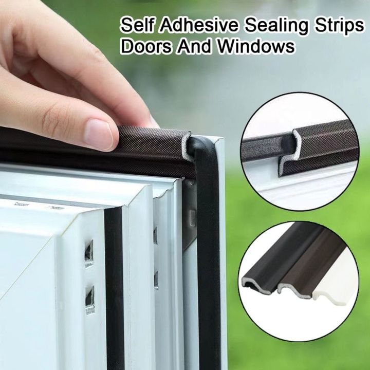 New Soundproof Foam Flat Window Sealing Strip S-shaped Flexible Seal ...