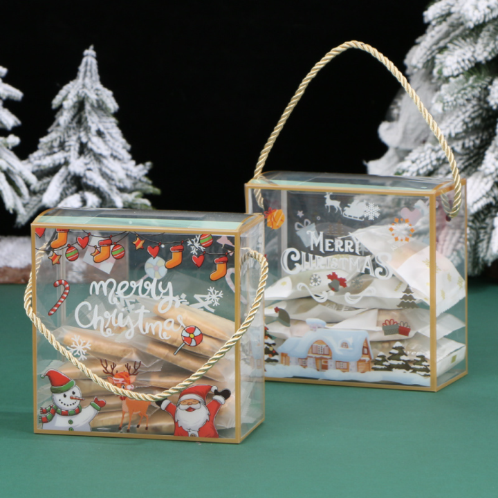 Plastic Gift Box Durable Decorative Gift Bag Reusable Transparent ...