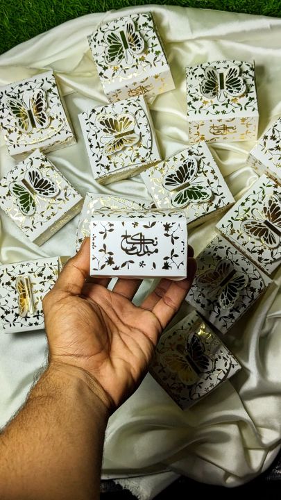 Butterfly Nikkah Bid Boxes (50 pcs) Best Quality Nikkah Boxes In Very ...