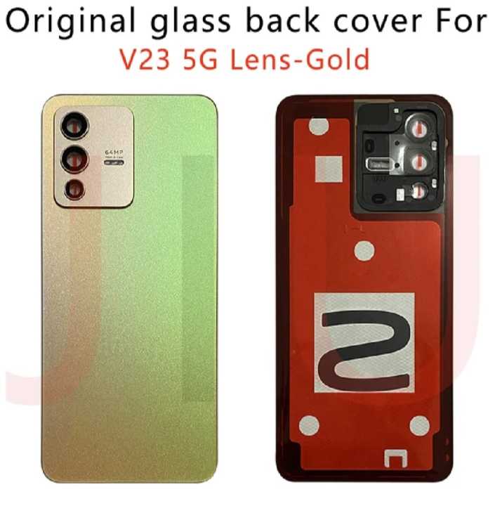 Vivo V23 5G Back Glass Body Battery Cover Rear Door Housing Back Panel ...