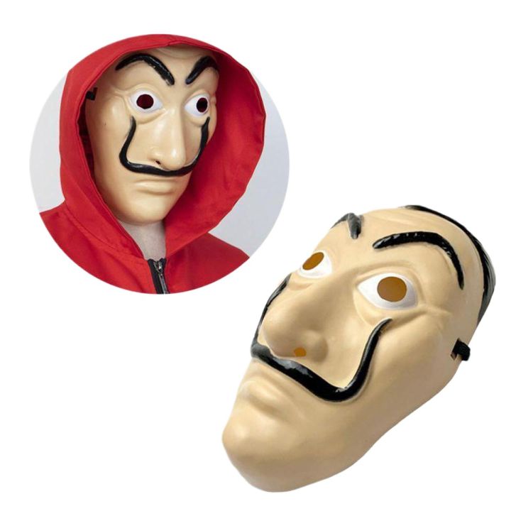 Money Heist Mask For All ages Halloween Weird Horror Party Cosplay Mask ...