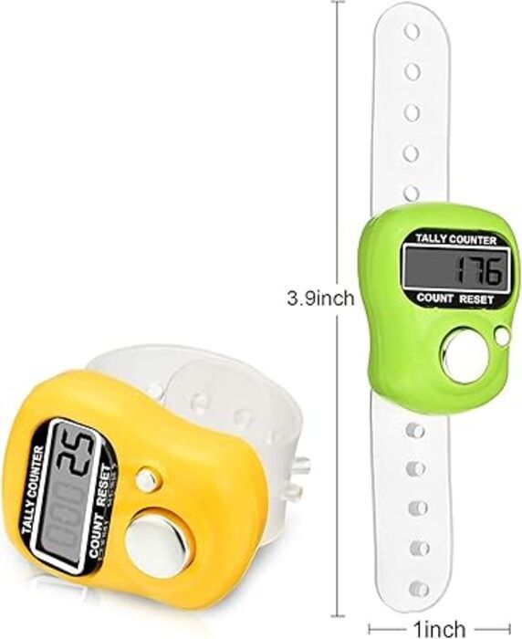 Electronic Finger Tasbeeh Counter – Digital Tally Counter with Display ...