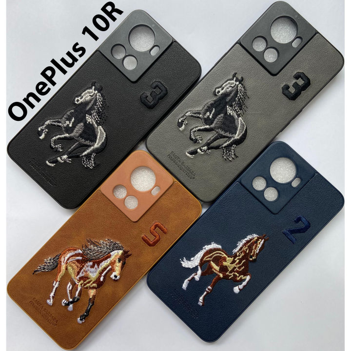 OnePlus 10R – Polo Embroidered Faux Leather Rexine Back Cover | Stylish ...