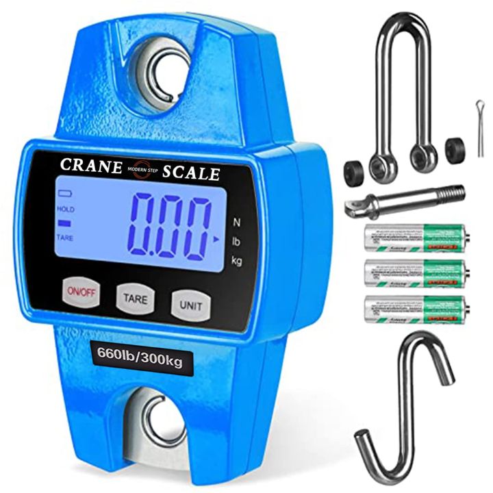 Hanging Crane Scale Digital Hook Weight Scale 300KG Digital Crane Scale ...
