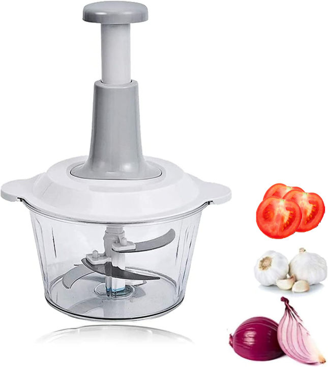 Multi-Purpose Manual Food Chopper – Hand-Powered Kitchen Chopper for ...
