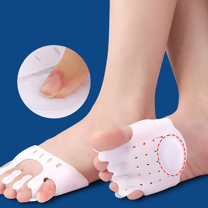 1Pair Toe Separator Hallux Valgus Corrector Finger Bunion Orthotics ...