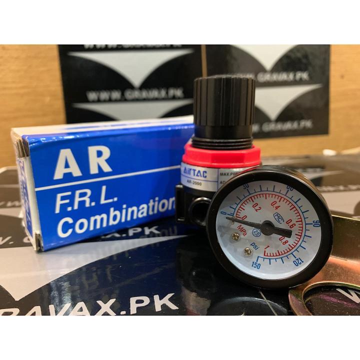 AR2000 regulator 1/4 Pressure regulating valve AR-2000 Air compressor ...