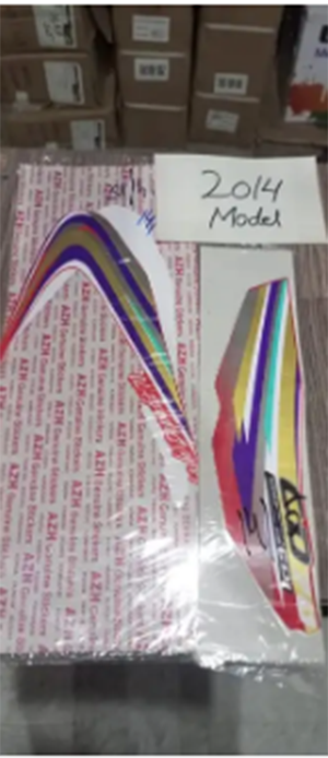 Tanki Tapa Sticker 2014 Model Honda 70 ( COMPLETE SET ) | Daraz.pk