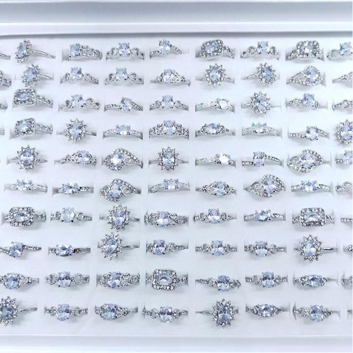 Moissanite Silver Ring Design Couple Set For Girls Black 24K 18K Gold With Diamond Stainless ...