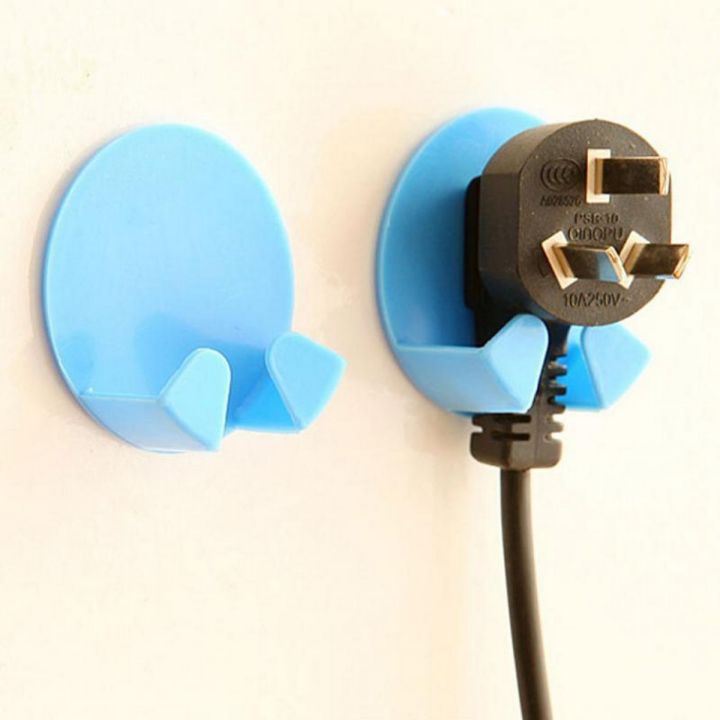 set of 2 Power Plug Holders Rack Socket Wall Mounted | Daraz.pk