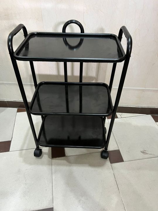 Trolley 3 Tray Wheels Moving Trolley-Side Table Trolley-Kitchen Trolley ...