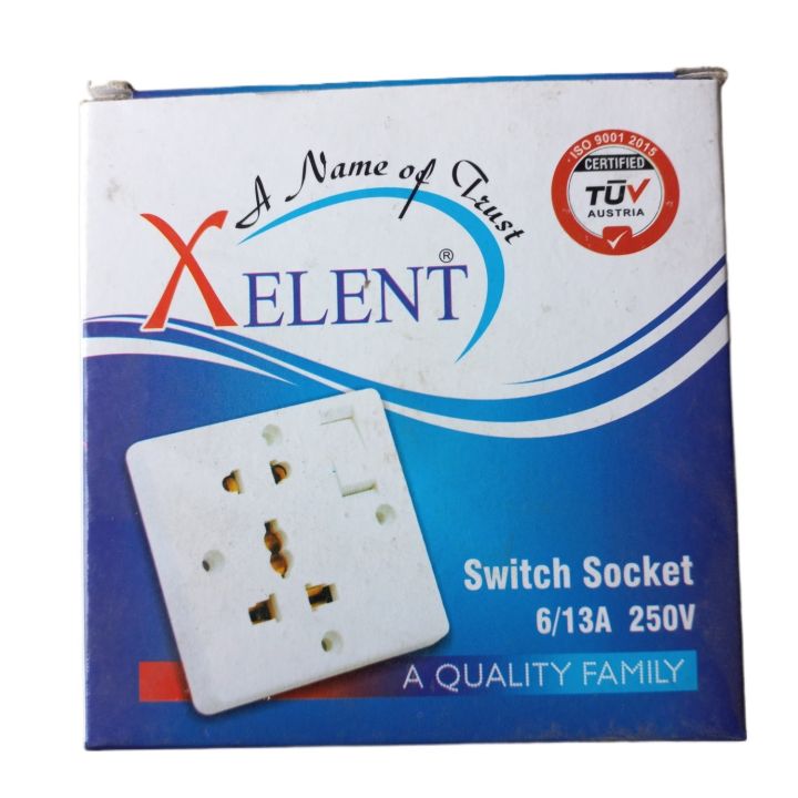 Xelent Light Plug - Multi Sockets -13A | Daraz.pk