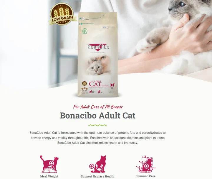 Bonacibo Adult Chicken Low Grain High Protein – Premium Nutrition for ...