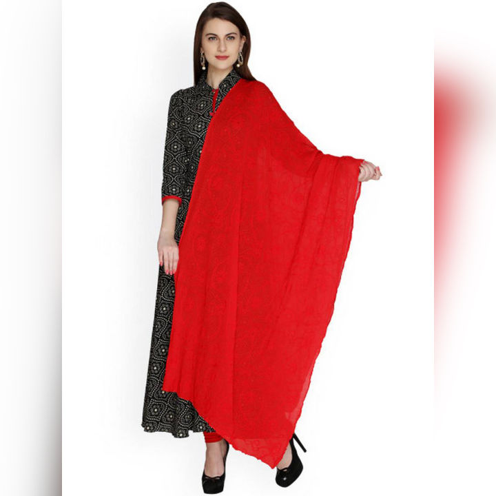 SHAFON RED DUPATTA | Daraz.pk