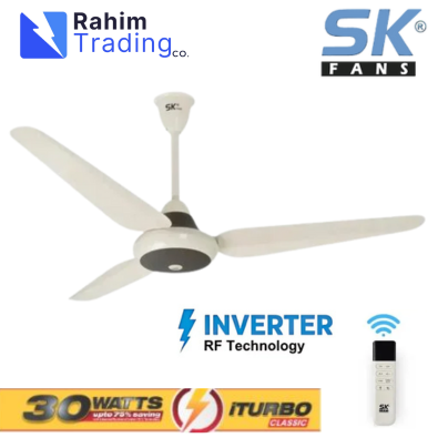 SK Inverter Ceiling Fan with Remote – Energy Saving, Turbo Technology ...