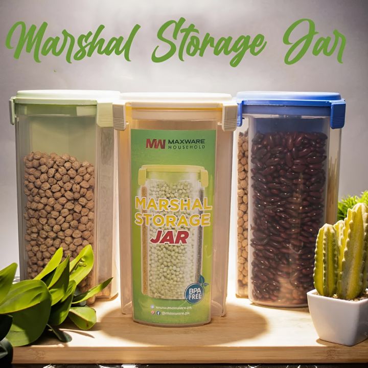 3 Partition storage jar kitchen Multipurpose Air Tight Container with ...