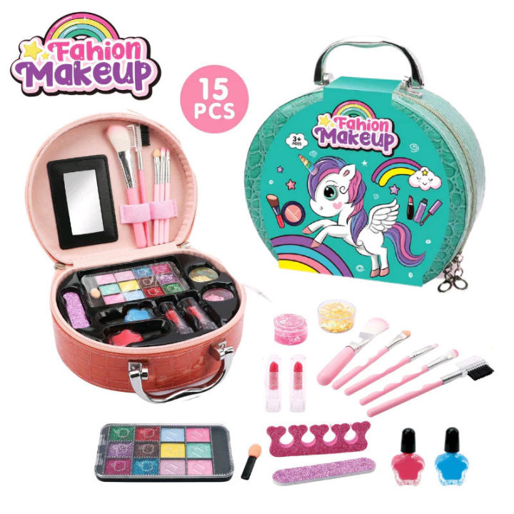 Unicorn Kids Makeup Kit, Kids Makeup Sets for Girls Washable Kids ...