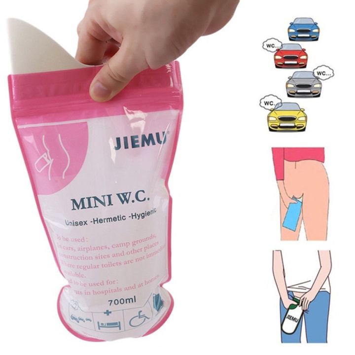 4pcs 700ml Emergency Portable Car Urine Bag Vomit Bags Mini Mobile ...