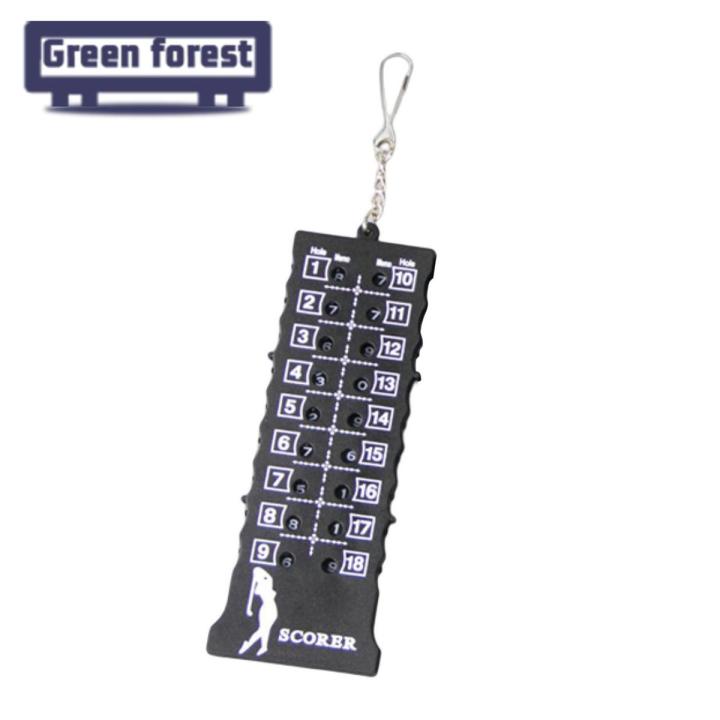 Green forest Golf Scoreboard Clearly Marked 18 Hole Golf Score Counter ...