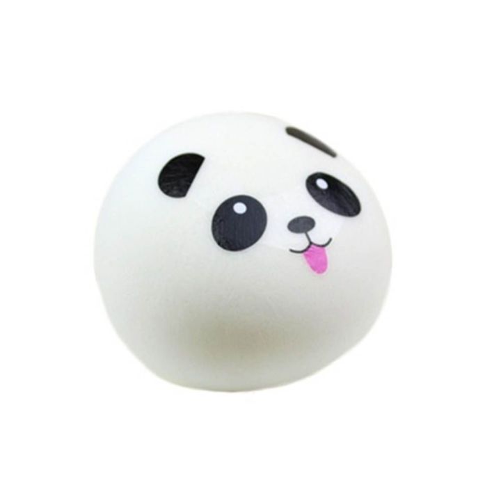 Simulation Venting Jumbo PU Kawaii Bread Soft Straps Stress Panda Toys ...