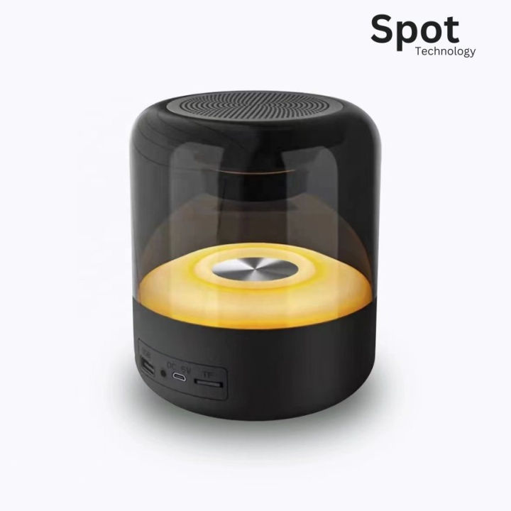 Bluetooth TWS Stereo Speaker with LED Light & Mic - High-Quality ...
