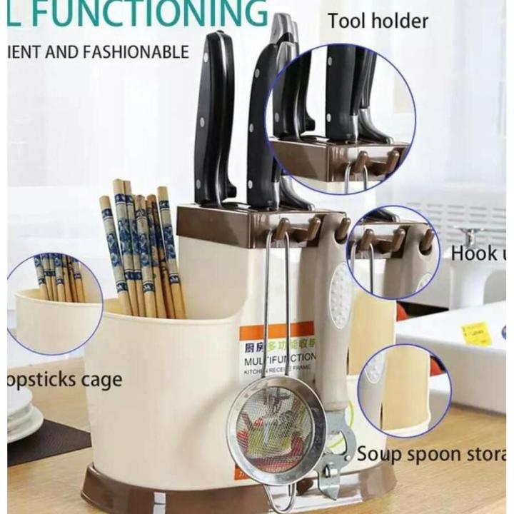 Kitchen Utensil Stand Kitchen Spoon, Knife and Cutlery Organizer Self ...