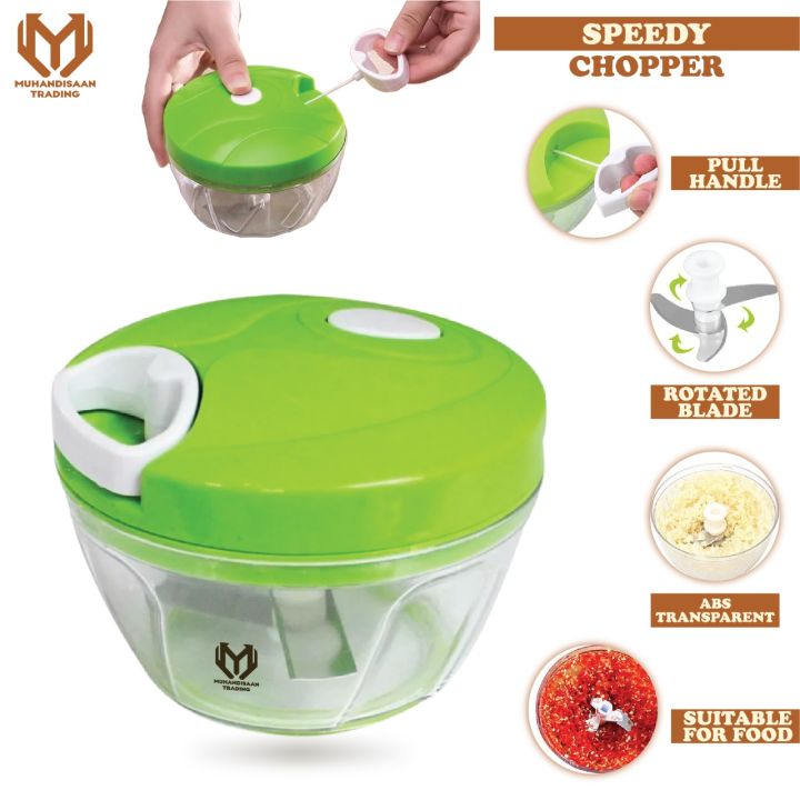 Manual Chopper, Mini Speedy Chopper, Garlic Onion Slicer, Vegetable ...