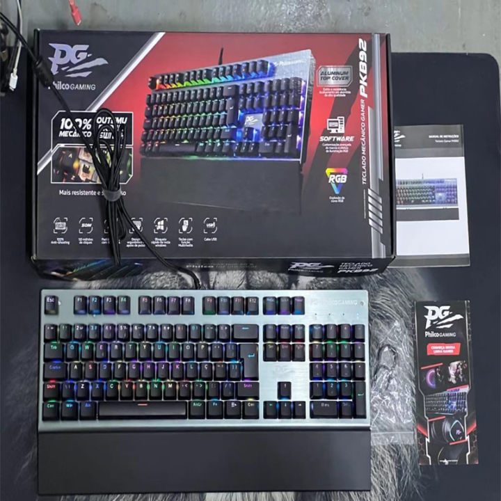 Philco Gaming PKB92 Full ARGB Mechanical Gaming Keyboard With ...