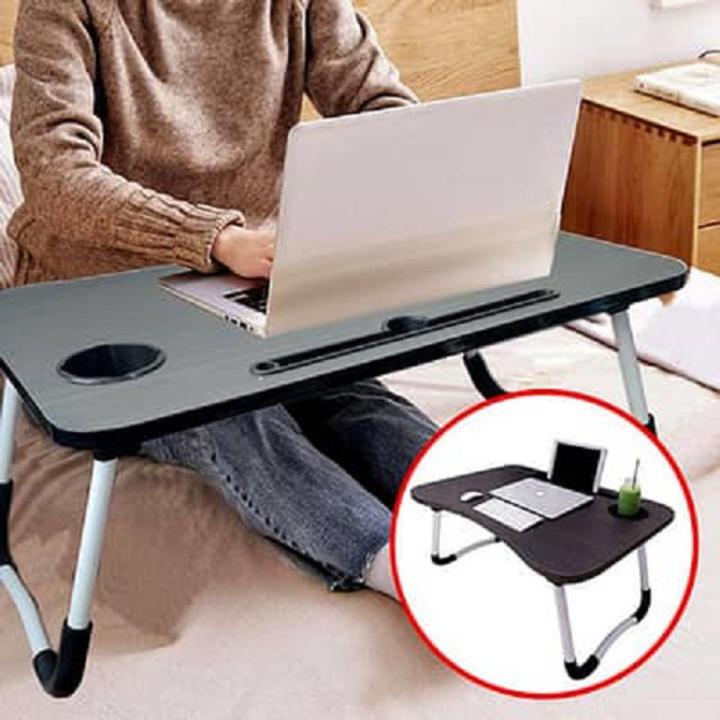 Portable folding table for study, laptop desk, laptop support table ...