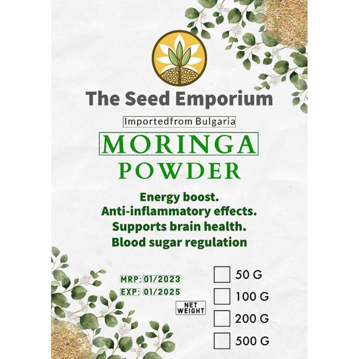 Moringa Powder importance from bulgaria 50g | Daraz.pk
