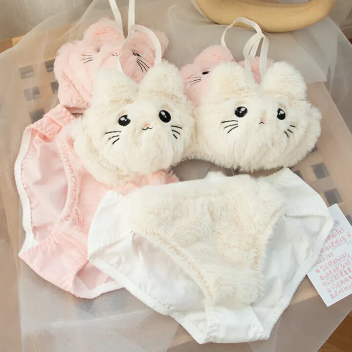 Bra & Panty Set for Women | Soft Fur Padded Bra | Comfortable & Stylish ...