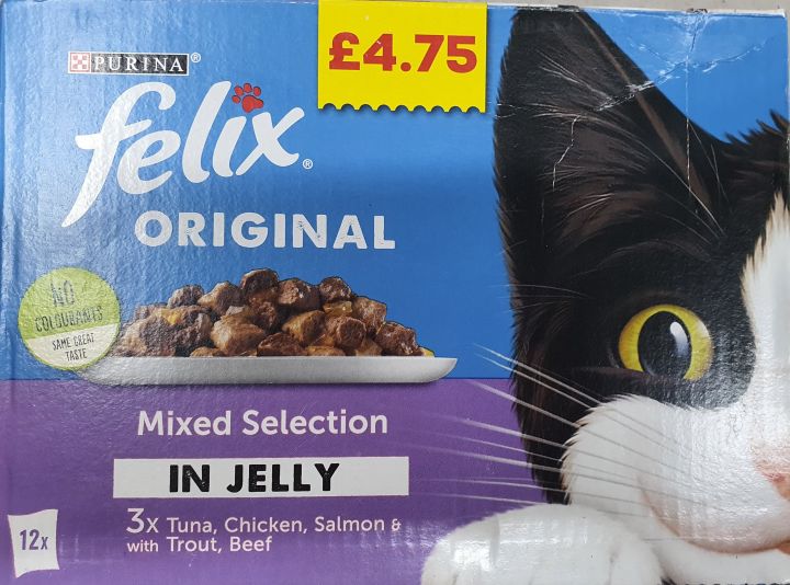 Felix Original Mixed Selection in Jelly 12 Pouch Pack - 12 x 100g ...