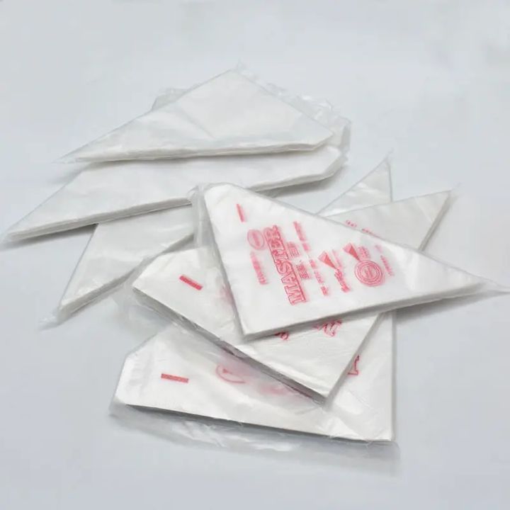 Disposable 100PCS Master Icing Bag Pack Fondant Piping Bags For Cake ...