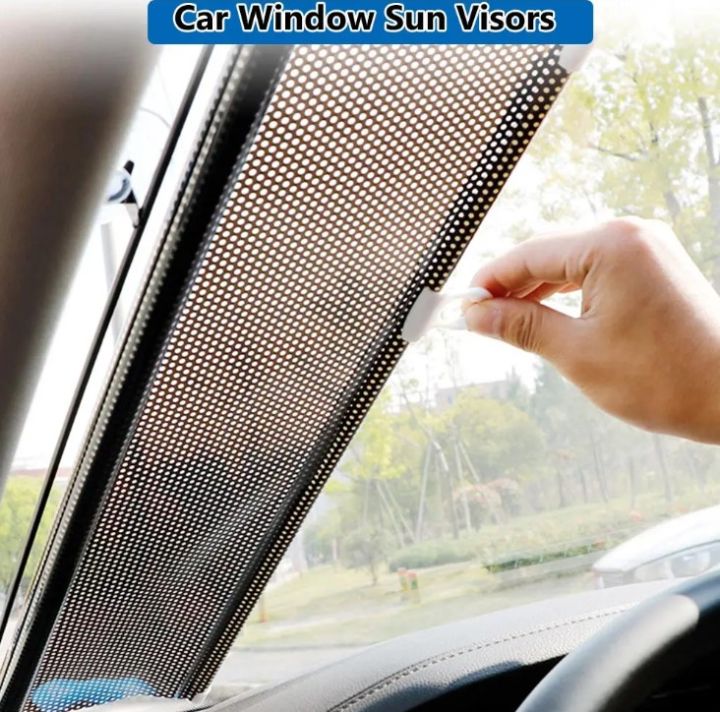 Front Car Retractable Windshield Sun Shade Visor Folding Cover Heat ...
