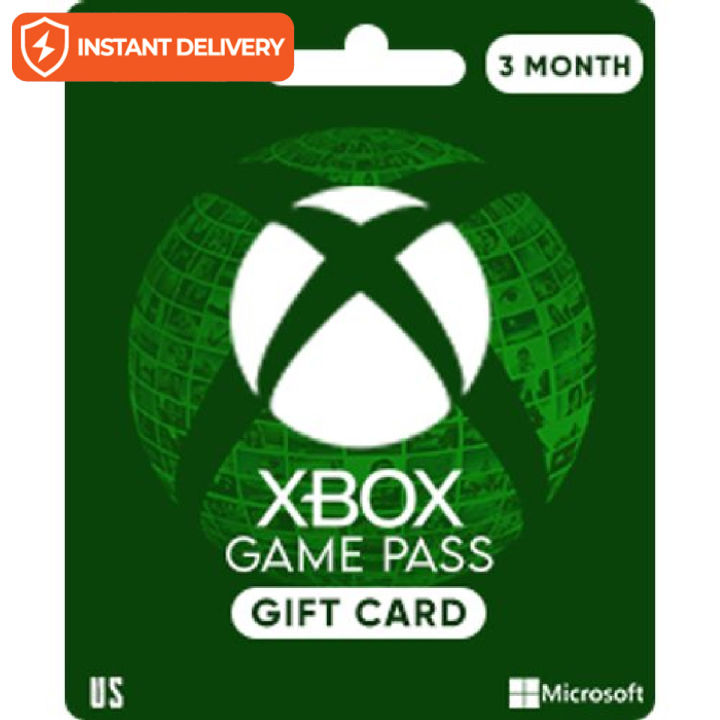 Xbox Game Pass 3 Month US Instant Email Delivery of Digital Codes ...