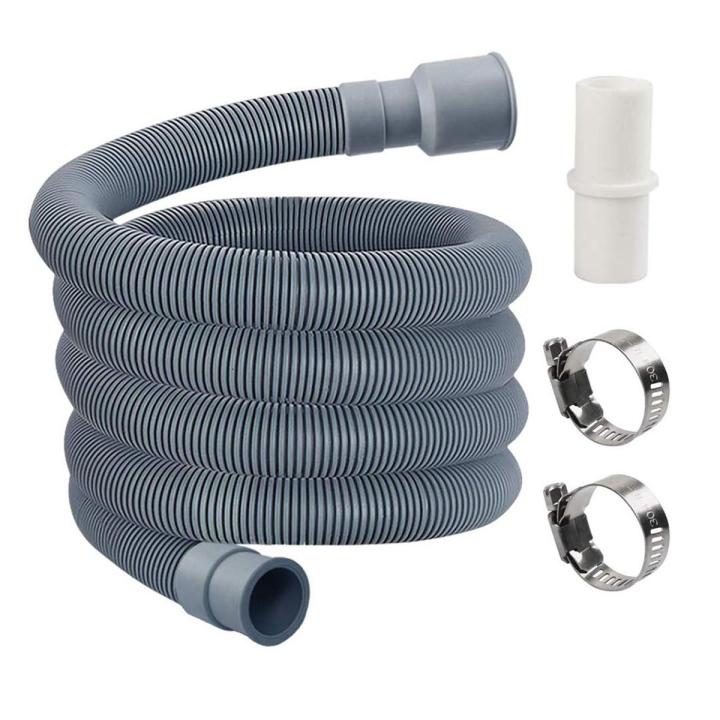 2m Washing Machine Dishwasher Drain Waste Hose Waste Water Outlet Expel ...
