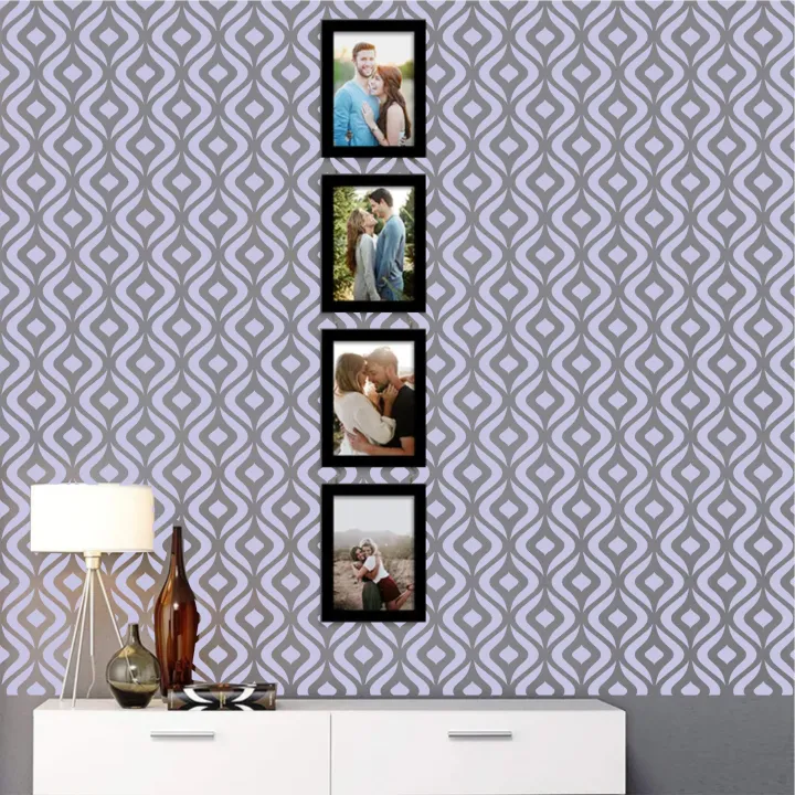 Ogee Bragello Wallpaper Pattern Reusable Stencil For Canvas And Wall ...