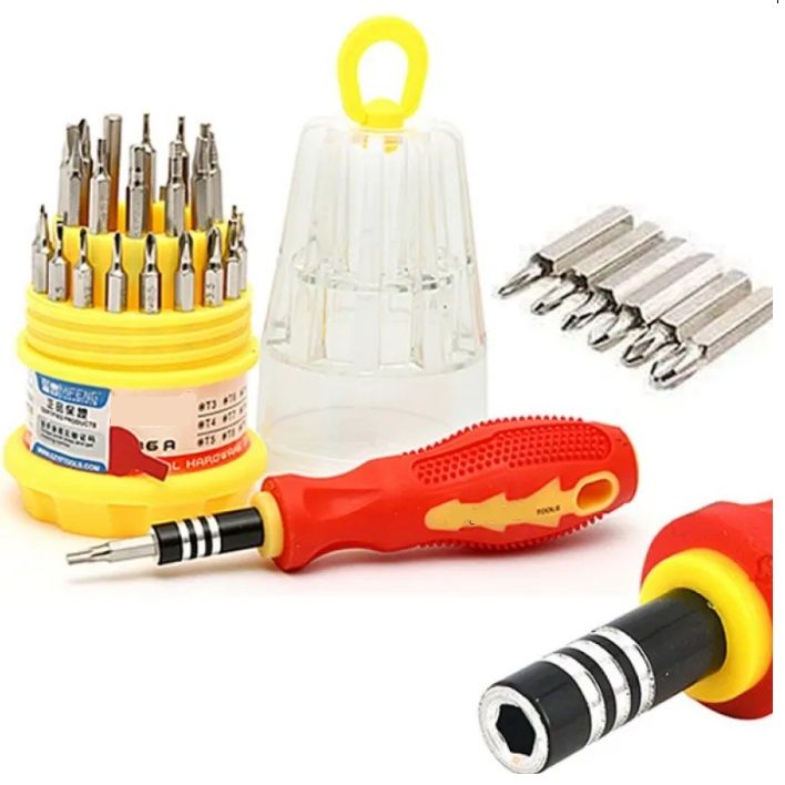 Interchangeable Precise Manual Screw Driver Tool Set - 31 In 1 | Daraz.pk