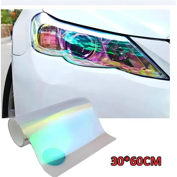 30cmx60cm Chameleon neo Chrome Headlight Taillight Fog Light Gloss ...