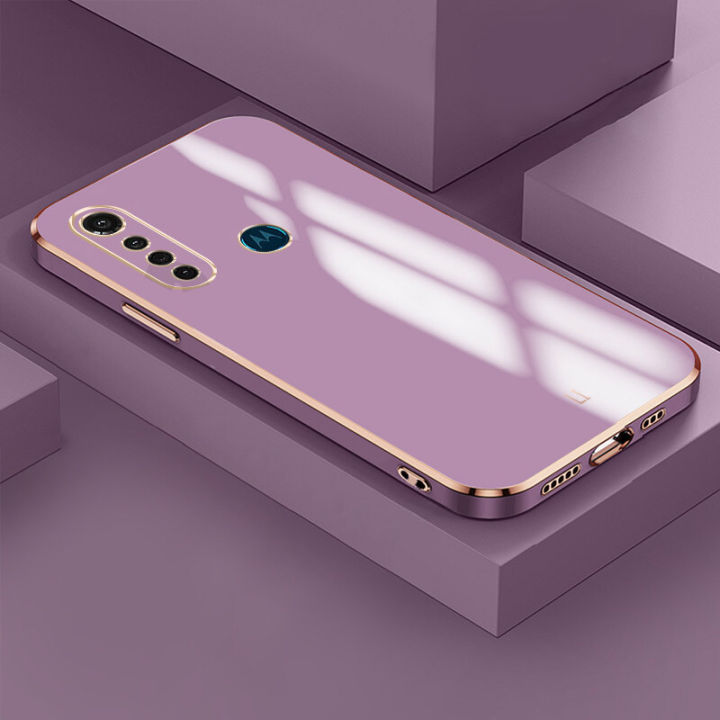 LECOMES for Motorola Moto G8 Play Back Cover Luxury 6D Plating Shiny ...