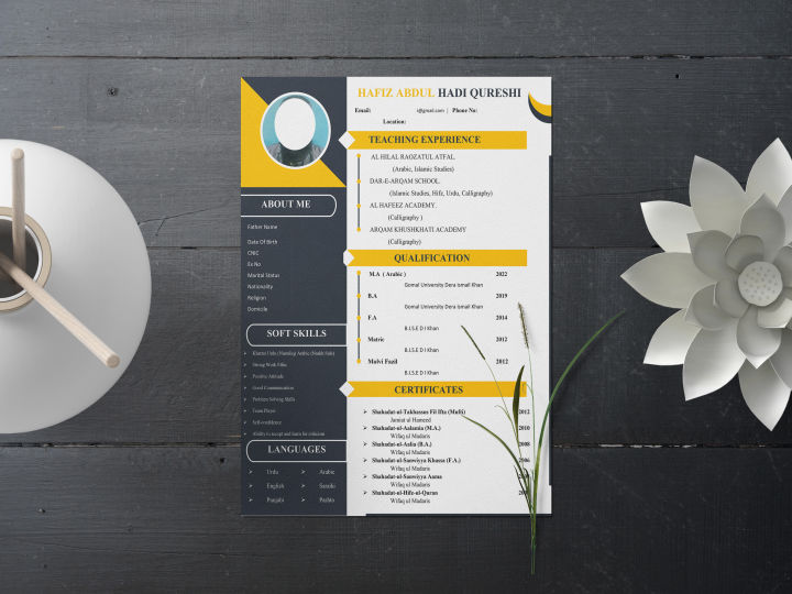 CV designe | Daraz.pk: Buy Online at Best Prices in Pakistan | Daraz.pk