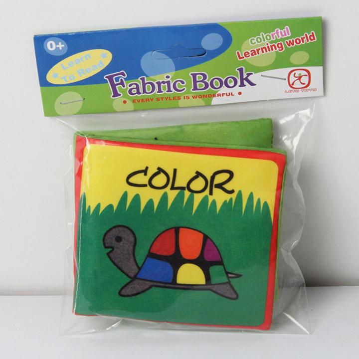 0-12 Months Newborn Crib Bed Baby Toy Soft Cloth Books Rustle Sound ...