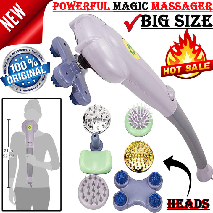 7 in 1 Electric Massager Stick Pain Relief / Genuine Deep Tissue Muscle ...