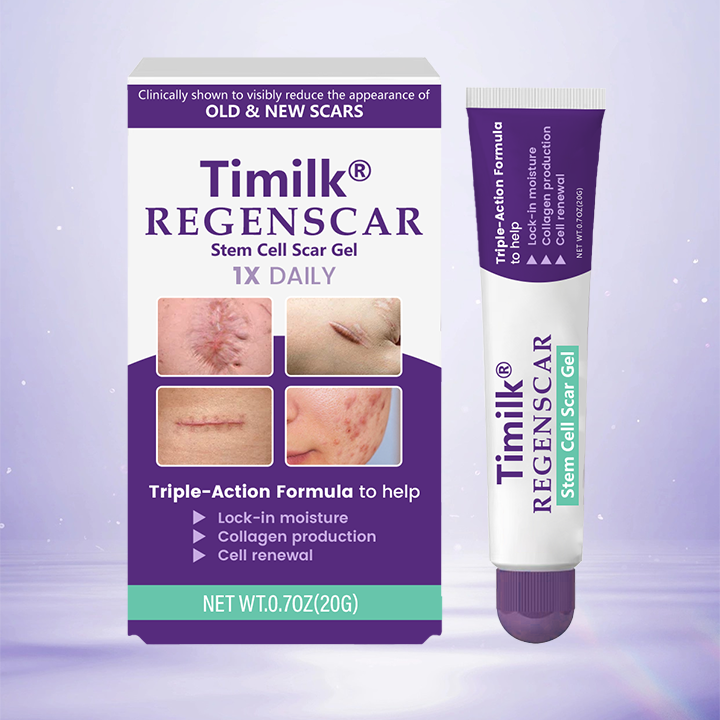 Timilk® ReGenScar Stem Cell Scar Gel – Advanced Skin Repair Formula for ...