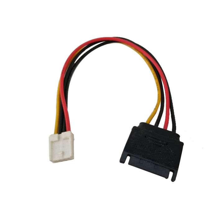 SATA Cable 15Pin to 4Pin FDD Floppy Male Female Power for PC DIY | Daraz.pk