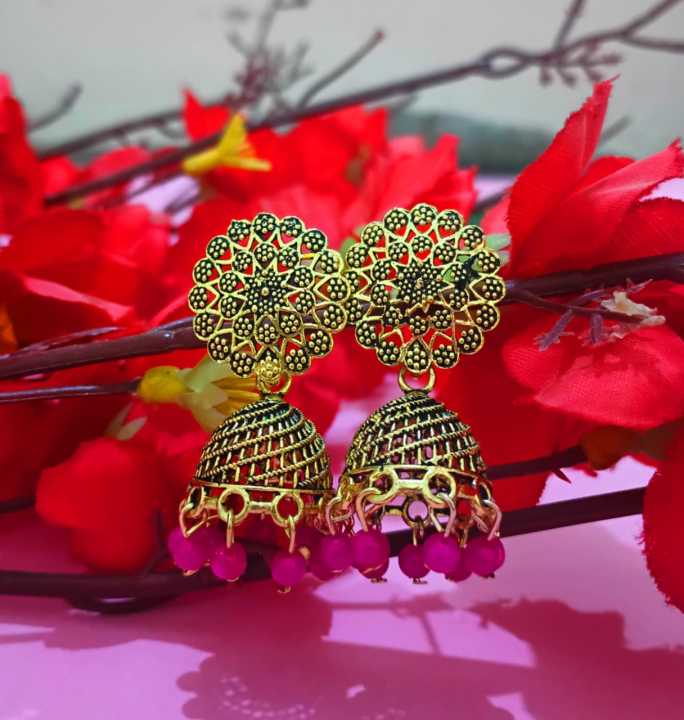 Traditional Jhumka for Girls | Traditional Jhumka Earrings | Gold ...