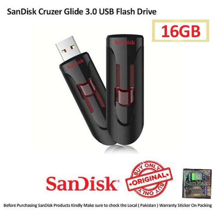 SanDisk Cruzer Glide 3.0 USB Flash Drive | Daraz.pk