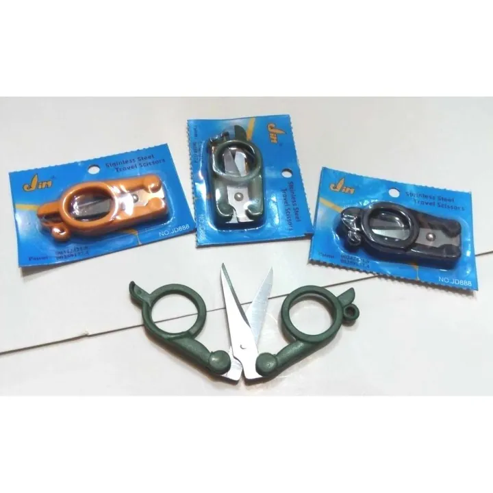 Portable Folding Scissors – Compact & Safe Travel Scissors for Office ...