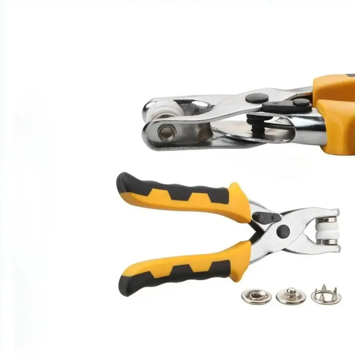 🧰 50 Sets Metal Snap Buttons with Fastener Pliers Tool Kit – DIY Sewing ...